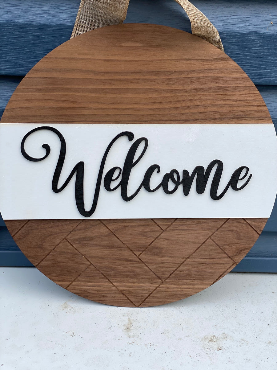 Elegant Welcome Sign – Canadian Cutters