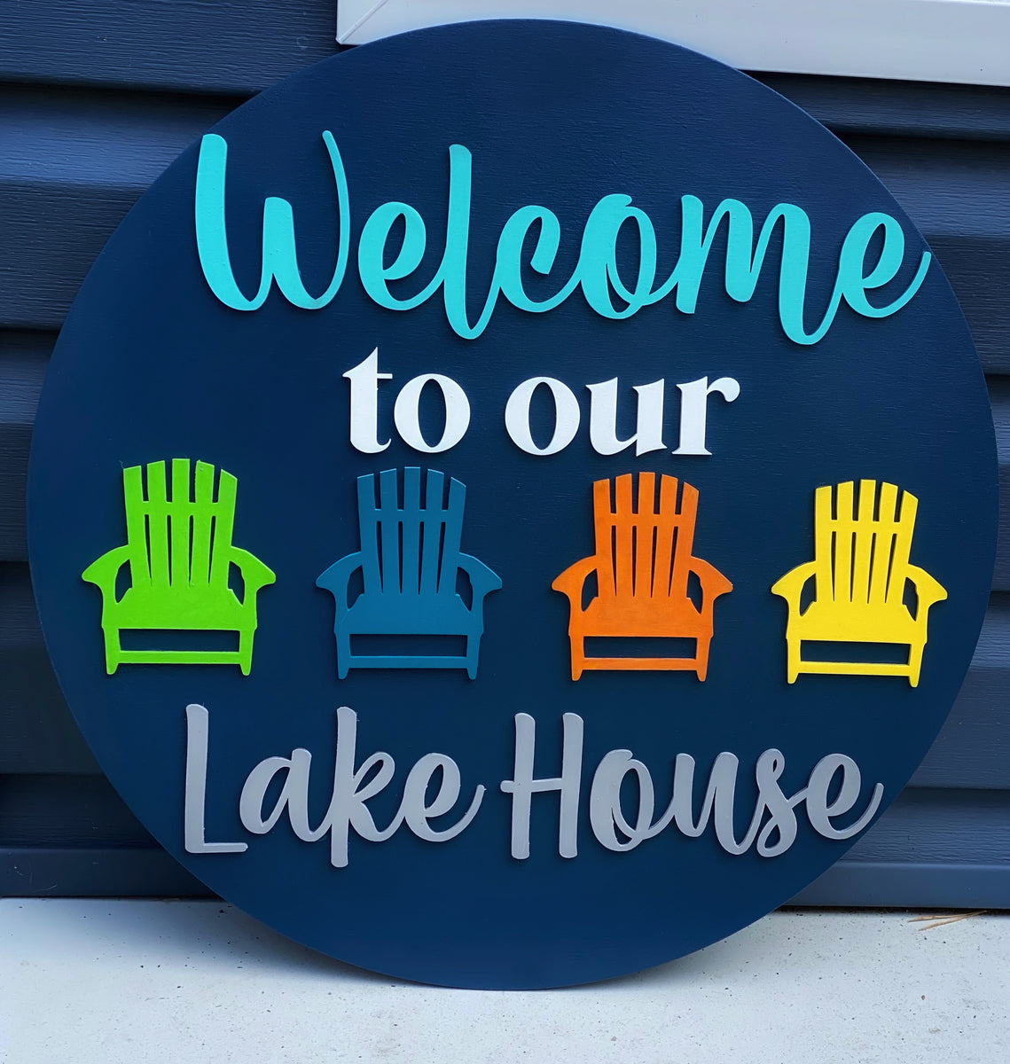 Customizable Welcome Lake House Sign – Canadian Cutters